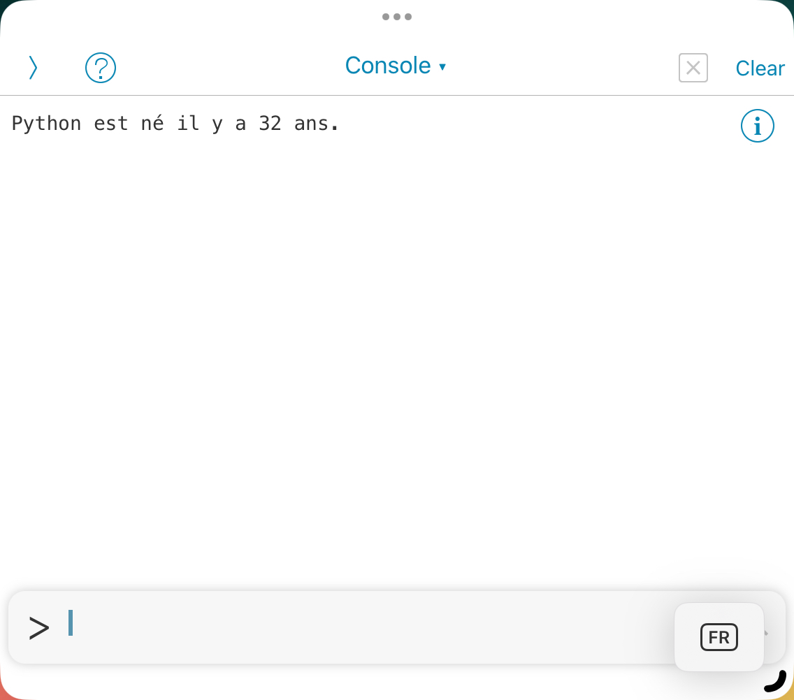 Découverte : un IDE Python sur l’iPad et l’iPhone – Geek on Web